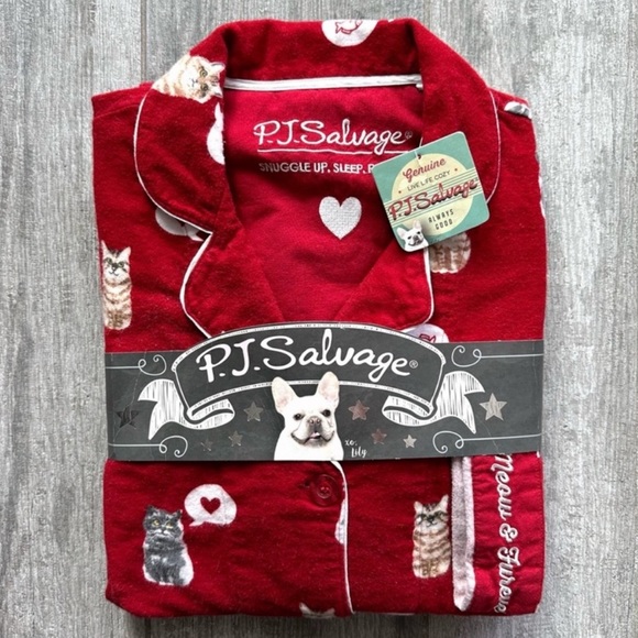 PJ Salvage | Intimates & Sleepwear | Pj Salvage Meow And Furever Pajama ...